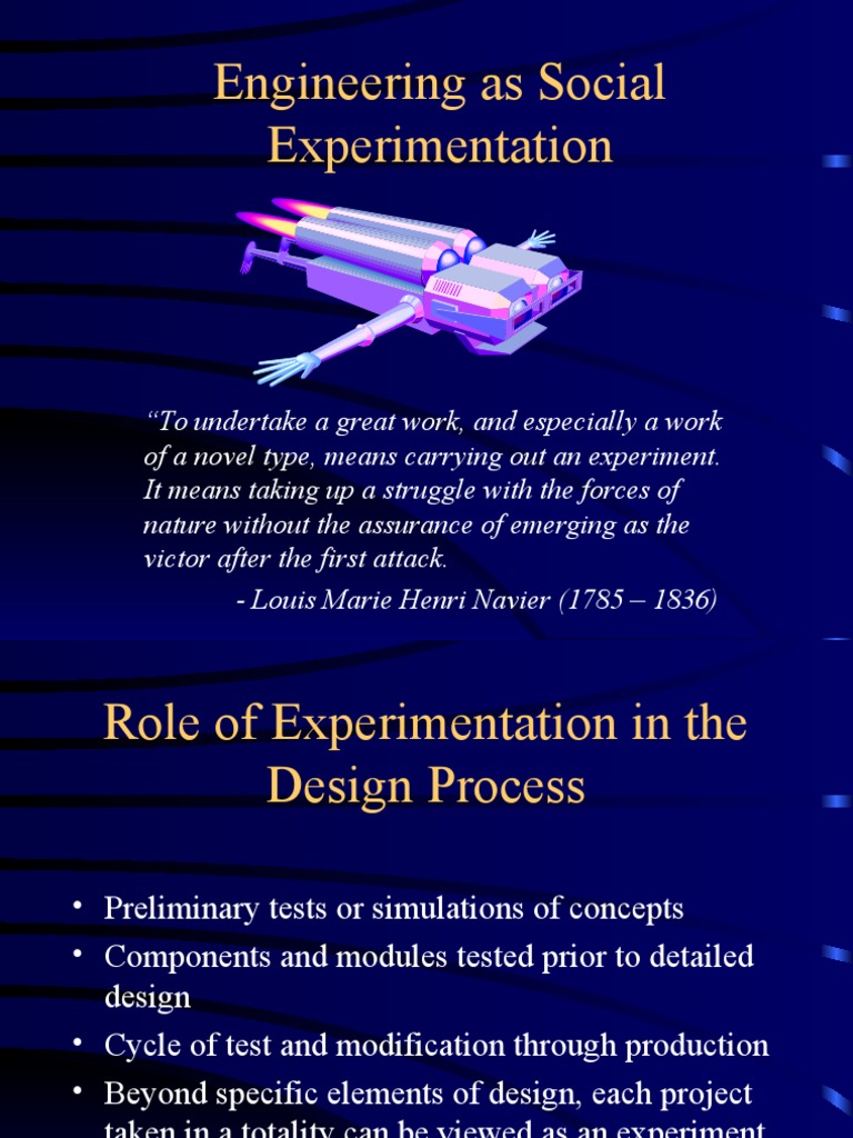 Social Experimentation | PDF | Experiment | Morality