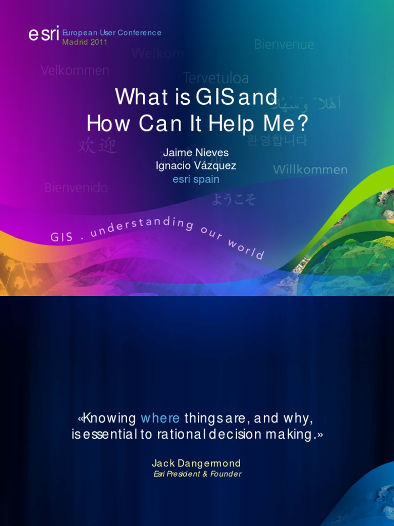 What Is GIS PDF | PDF | Arc Gis | Esri