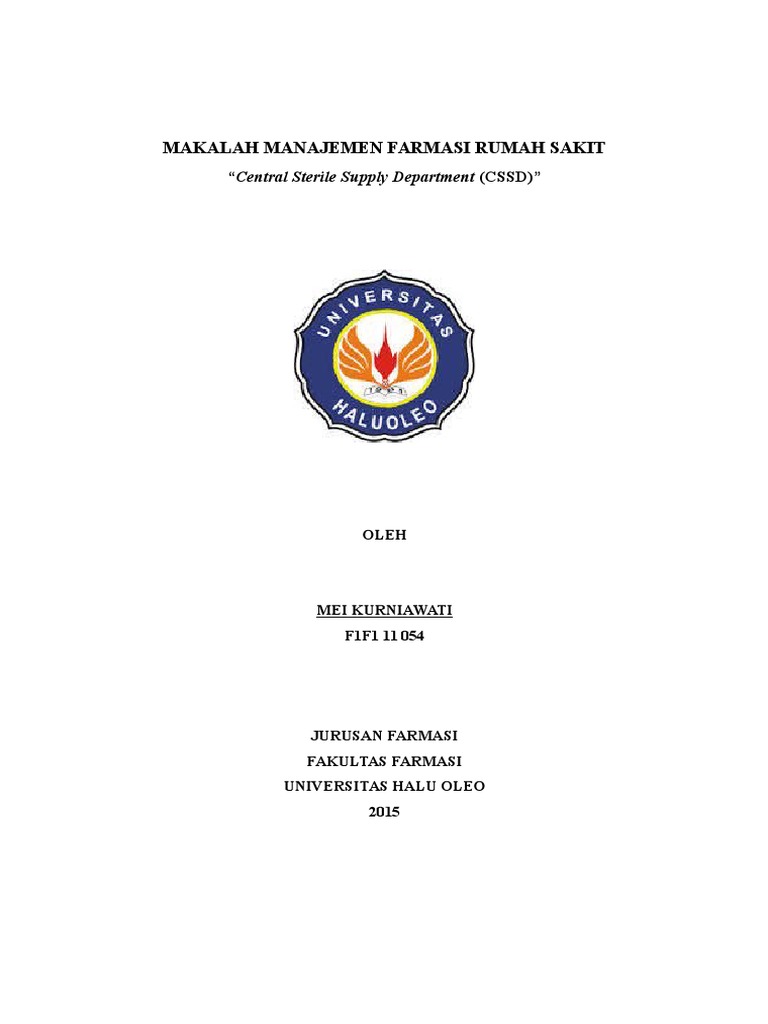 Makalah CSSD | PDF