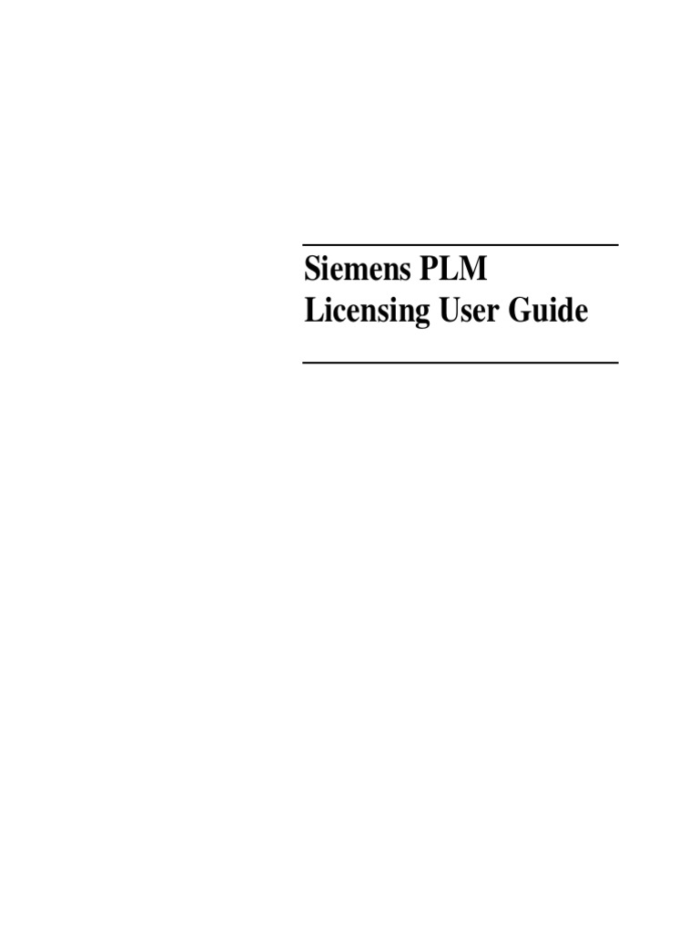 SPLMLicensing User Guide | PDF