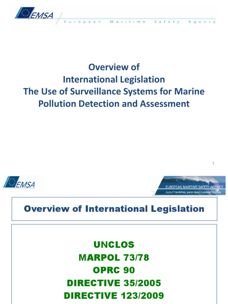 Legal Acspects - International Overview - UNCLOS OPRC - Perrin ...