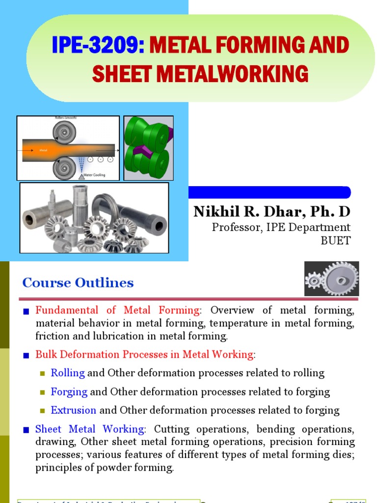 Metal ForMing PDF | PDF | Forging | Extrusion