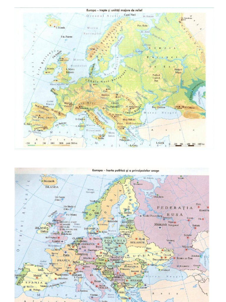 Geografie Bac Europa | PDF