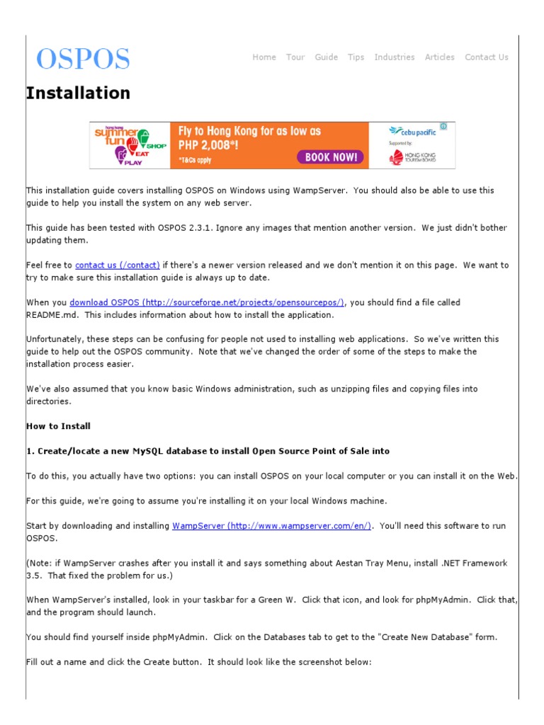 Open Source POS Installation Guide PDF | PDF | Point Of Sale | World Wide Web