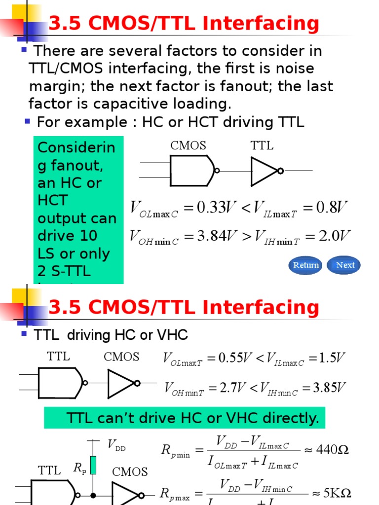 Key Factors for Successful CMOS/TTL Interfacing: Noise Margin, Fanout ...