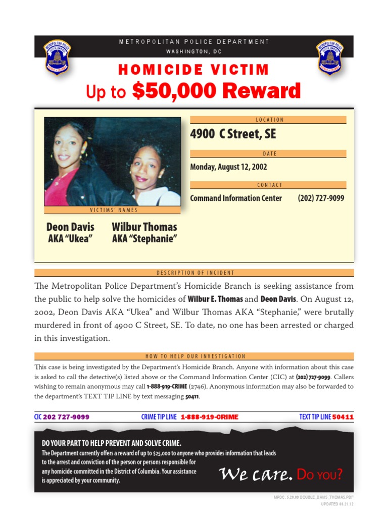 Double Davis Thomas Updated | PDF
