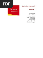 JLPT N5 Curriculum Book | PDF | Communication | Language Mechanics