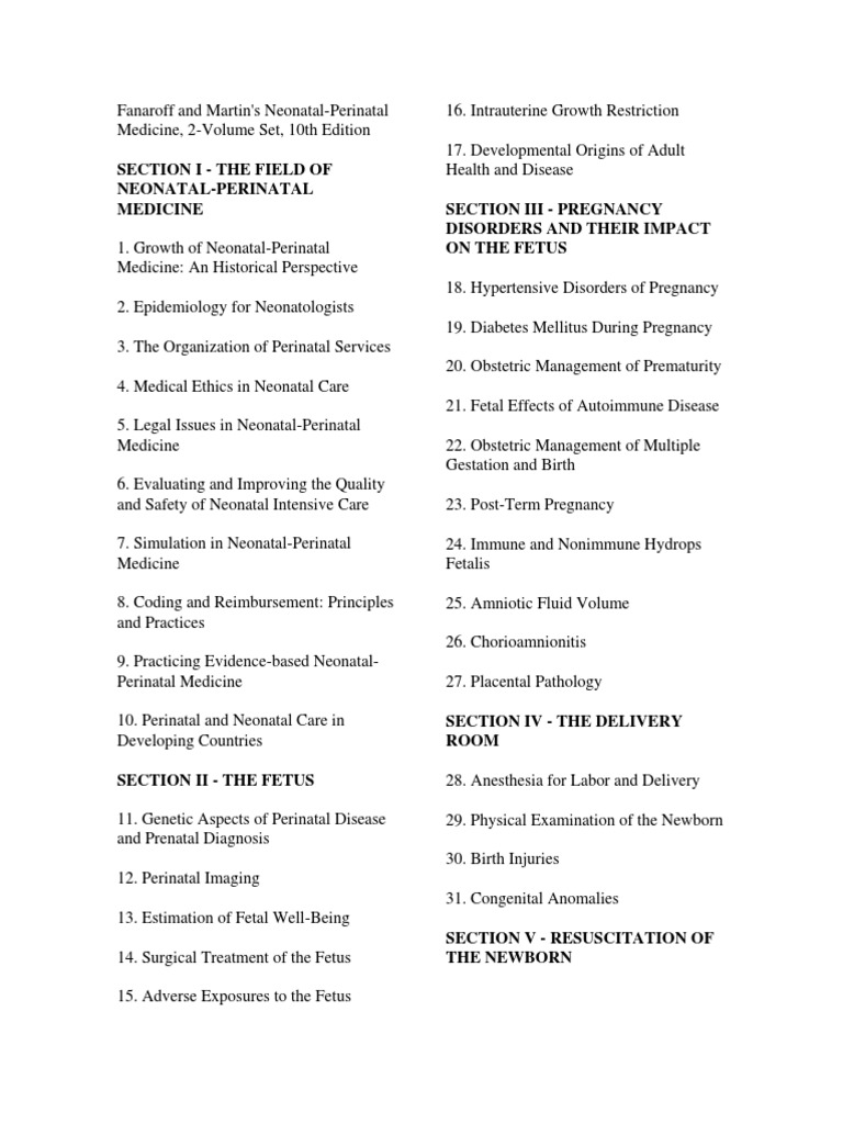 Neonatología - Fanaroff & Martin - Neonatal-Perinatal Medicine 10th Ed ...