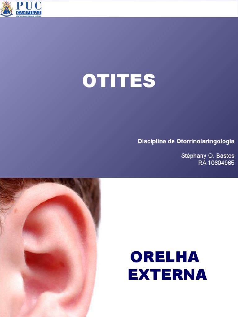 Otites | PDF | Orelha | Cabeça e pescoço humano
