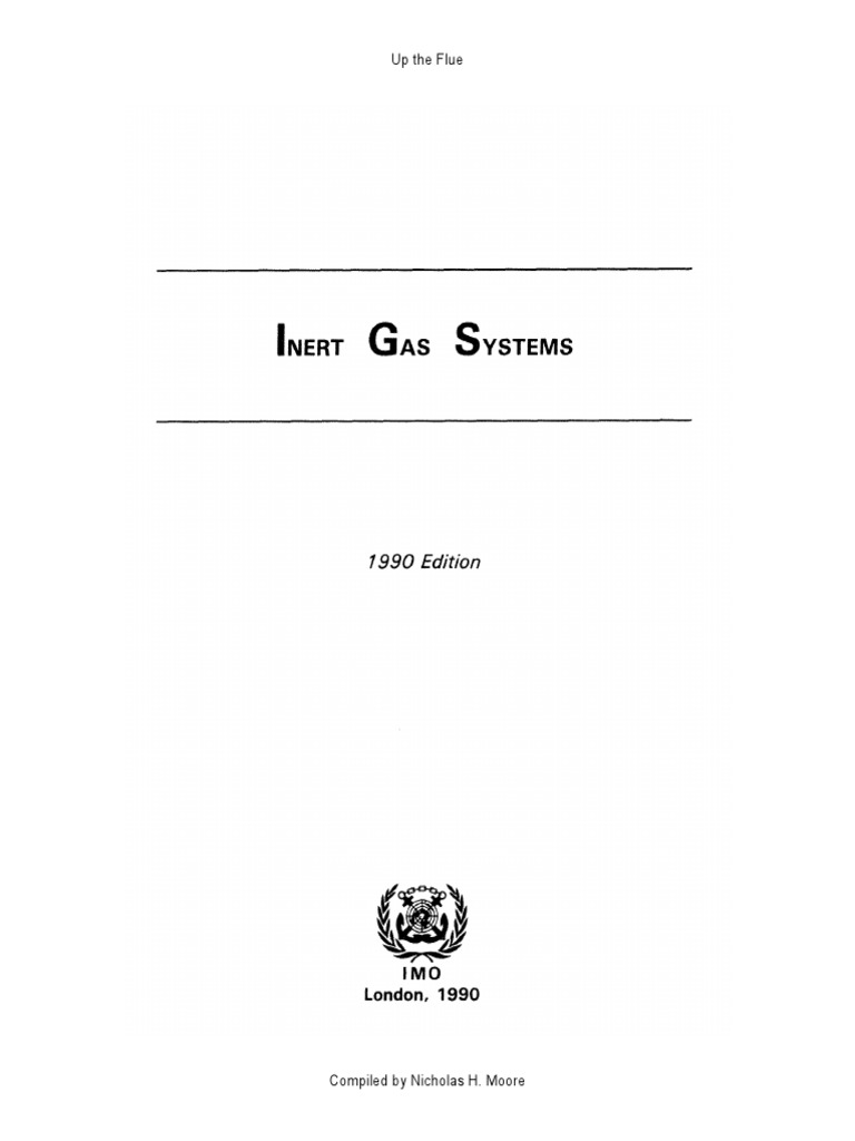 IMO Inert Gas System | PDF | Oil Tanker | Valve