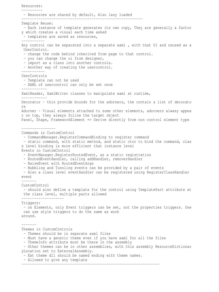 Wpf Tutorial Pdf Windows Presentation Foundation Extensible Application Markup Language