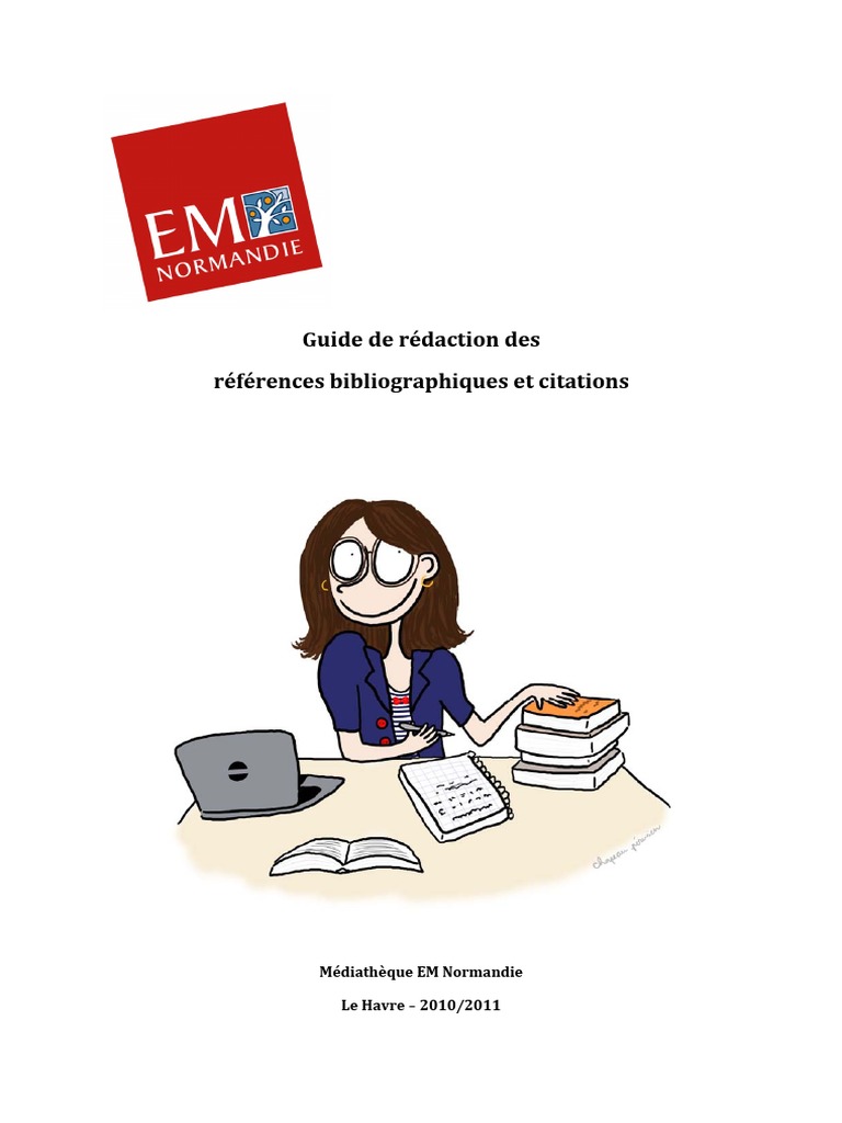 1Guide Redaction References Bibliographiques EMNormandie | Livres ...