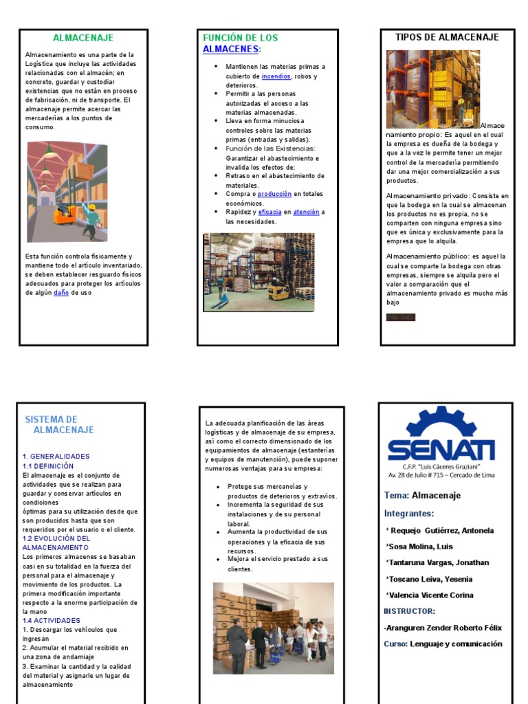 TripTico | Almacén | Logística