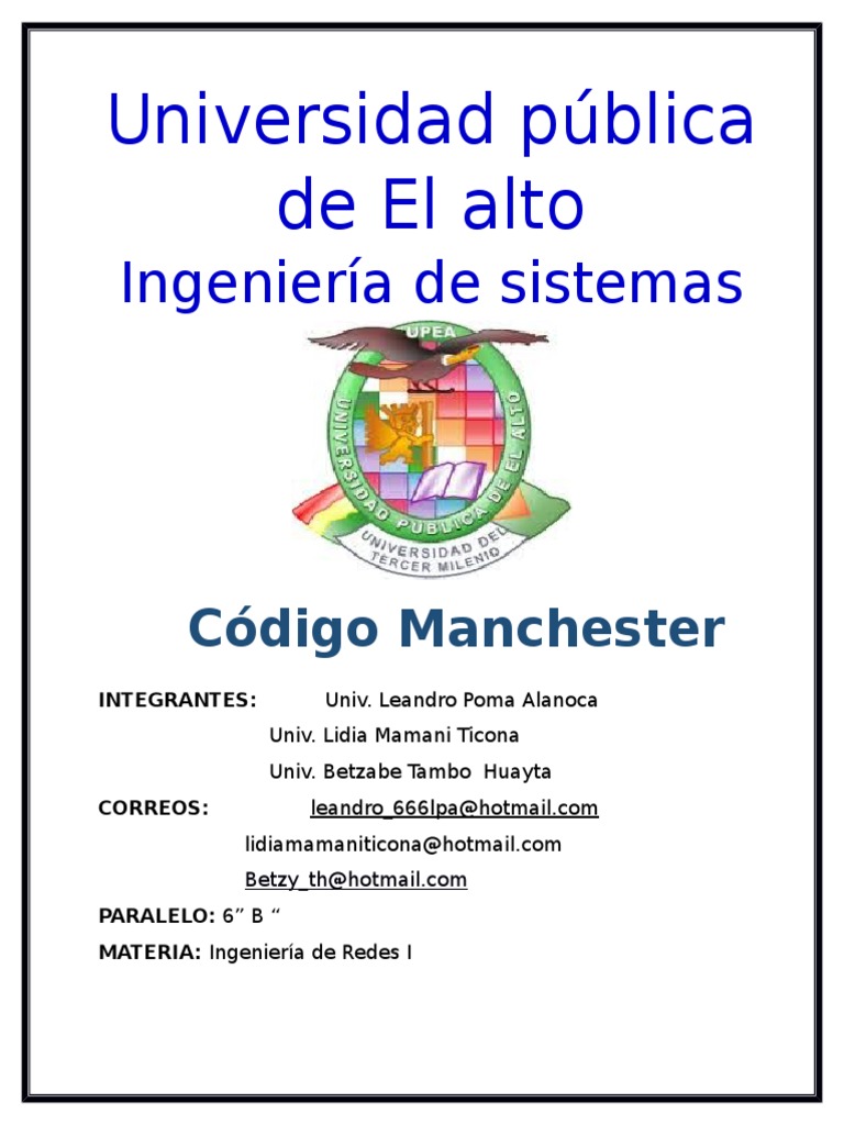 Codigo Manchester | PDF | Telecomunicaciones | Informática