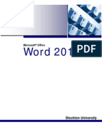 Microsoft Word 2016 Manual | PDF | Microsoft Word | Window (Computing)