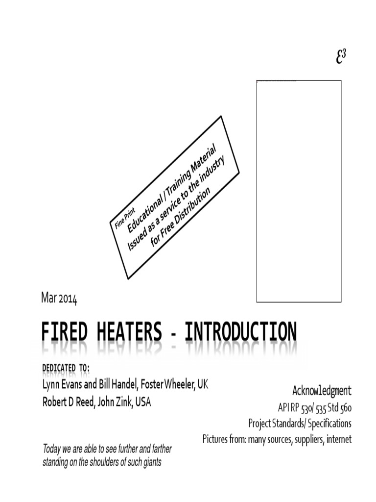 Overview of Fired Heater Types and Design | PDF | Furnace | Chimney