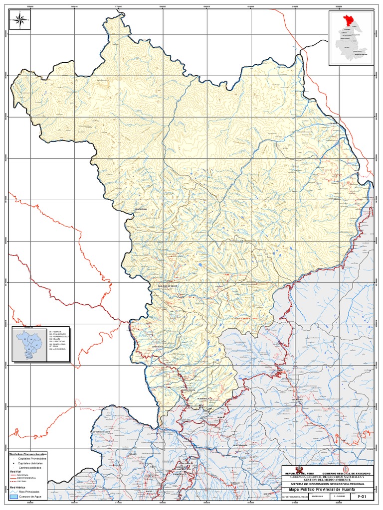 Mapa Politico de Huanta | PDF