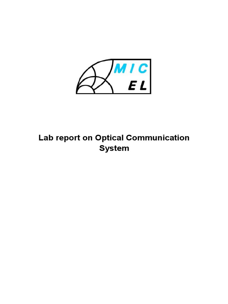 OCS Lab Report PDF | PDF | Optical Fiber | Dispersion (Optics)