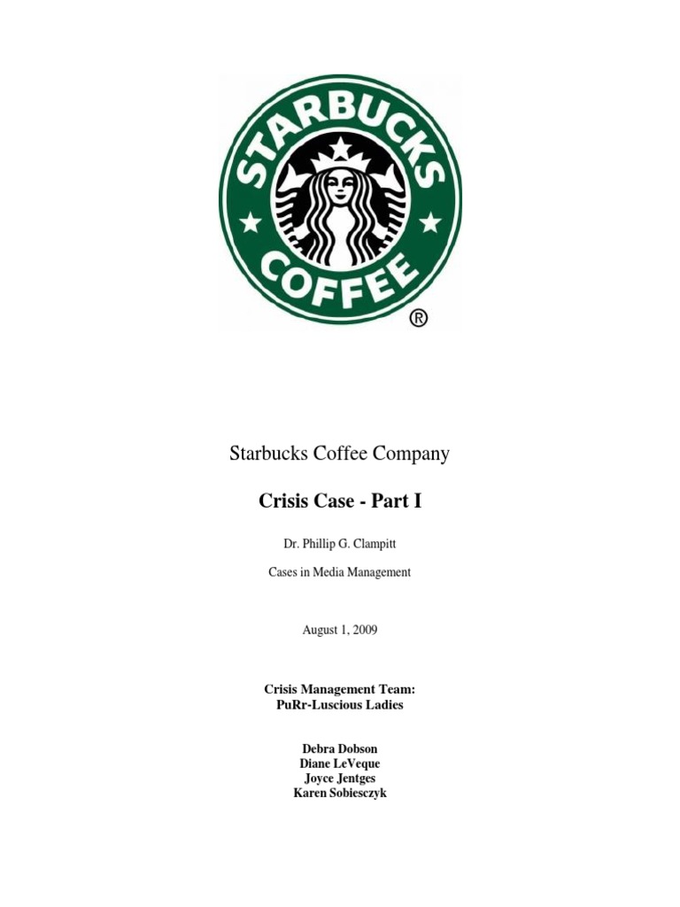 Starbucks Coffee Company PDF | PDF | Starbucks | Crisis Management