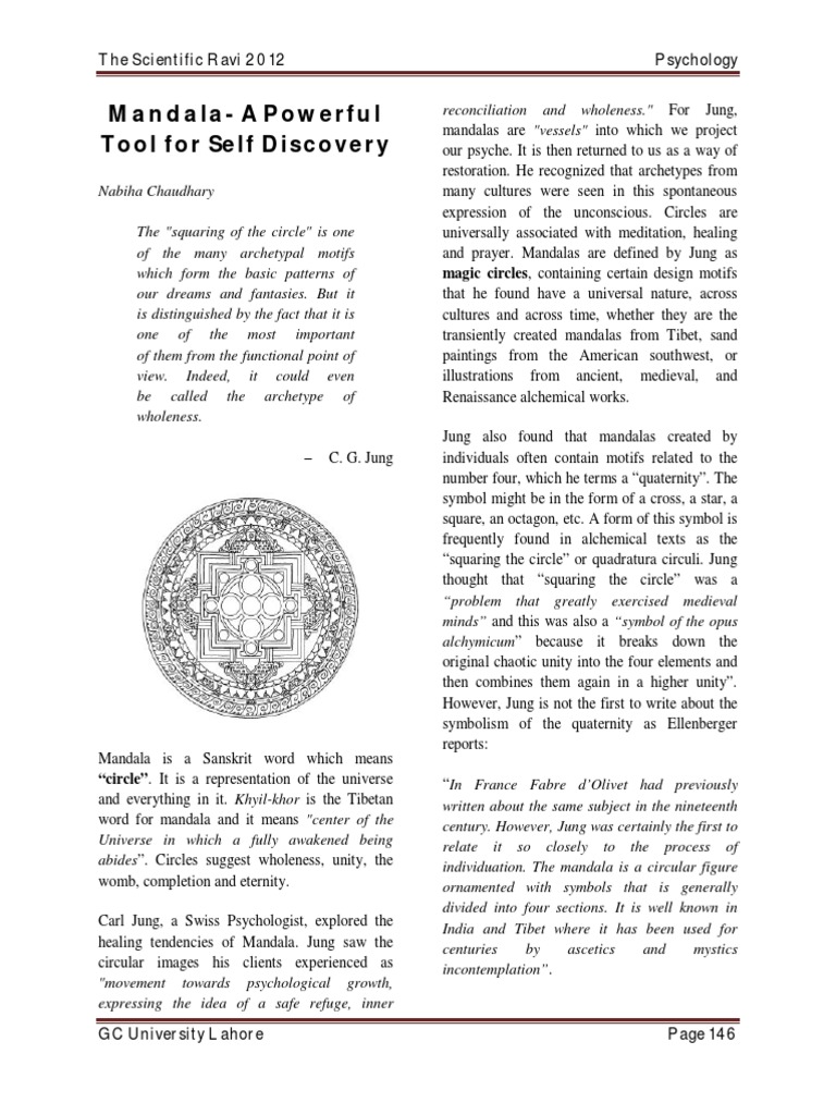 Mandalas: Tools for Self-Discovery | PDF | Phenomenology (Philosophy ...
