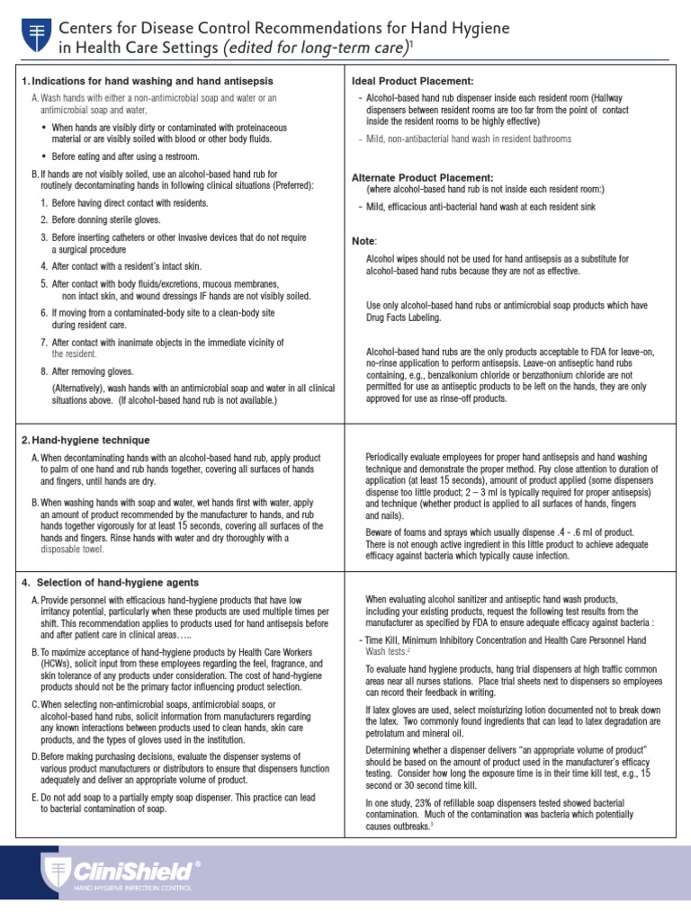 Hand Soap CDC | PDF | Hand Washing | Hygiene