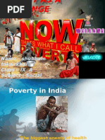 Project On Poverty in India | PDF | Poverty Reduction | Poverty