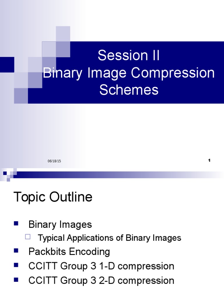 Binary Image Compression Schemes Pdf Data Compression Code