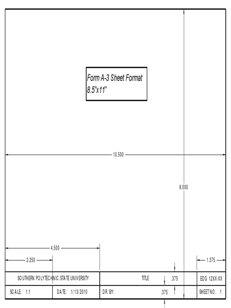 Form A-3 Sheet Specifications Guide | PDF | Technology & Engineering