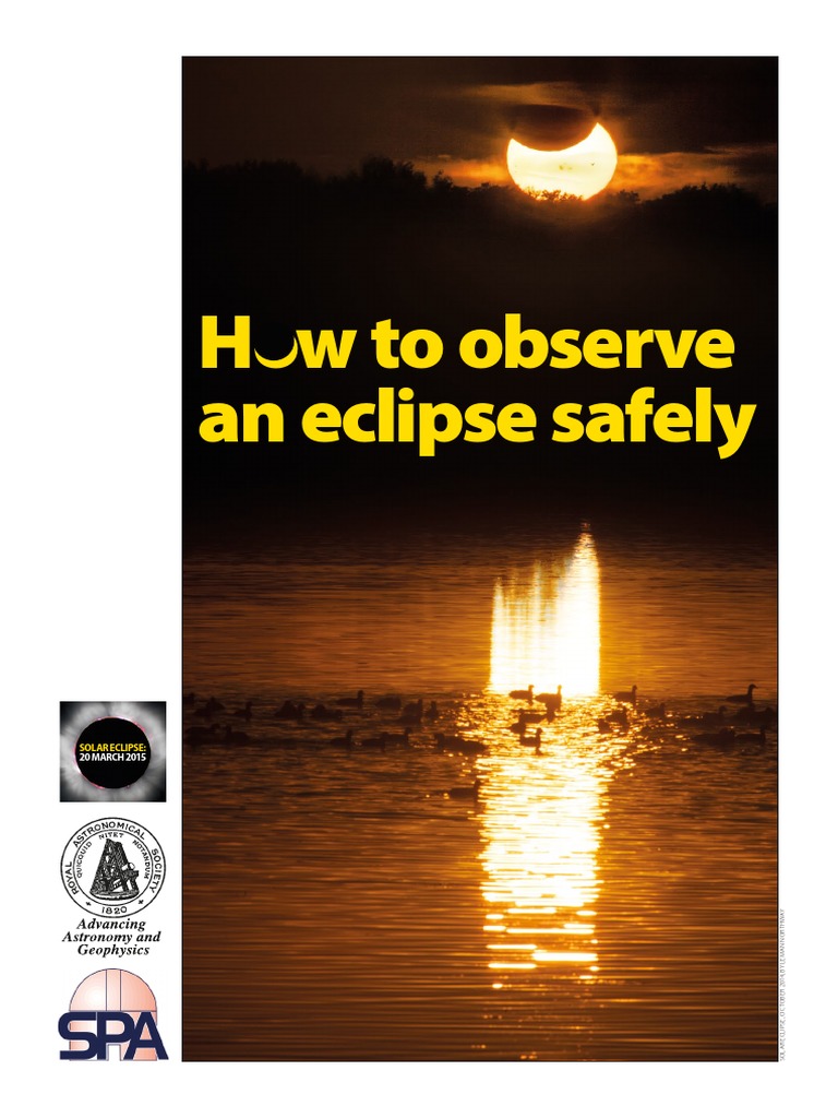 Eclipse Leaflet | PDF | Solar Eclipse | Sun
