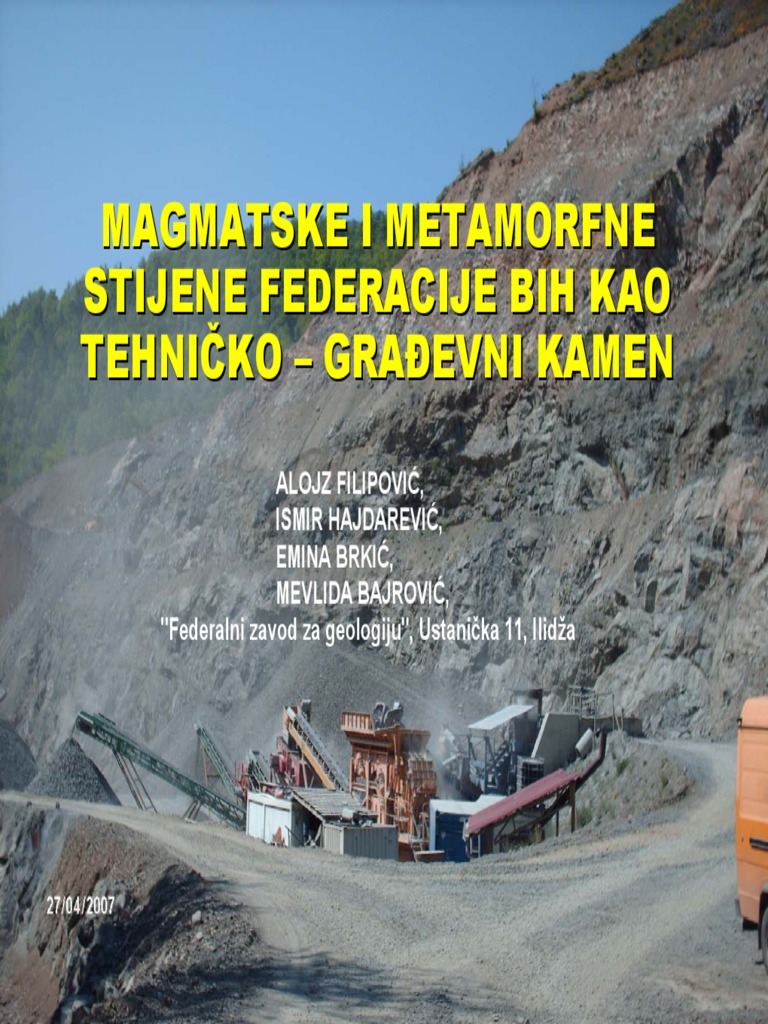 Magmatske Stijene FBiH | PDF