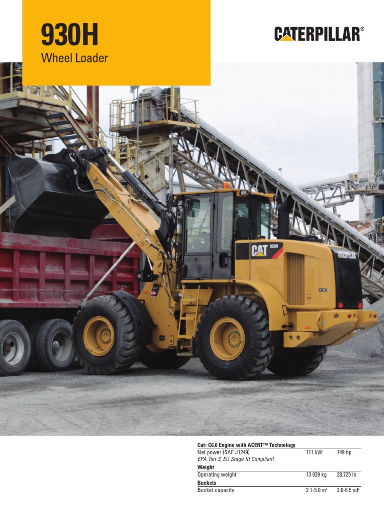 930H PDF | PDF | Loader (Equipment) | Transmission (Mechanics)