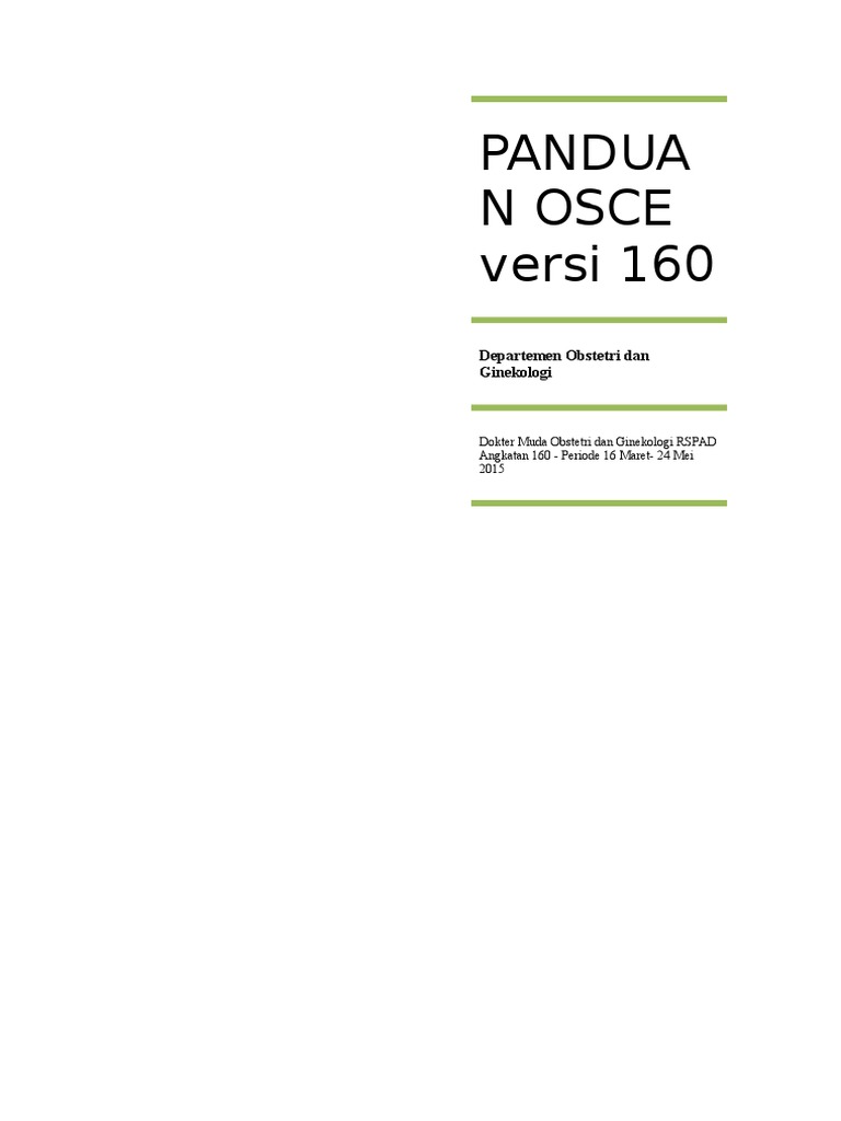 OSCE GUIDEBOOK TITLE | PDF