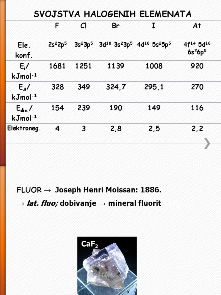 Halogeni Elementi 2 PDF | PDF