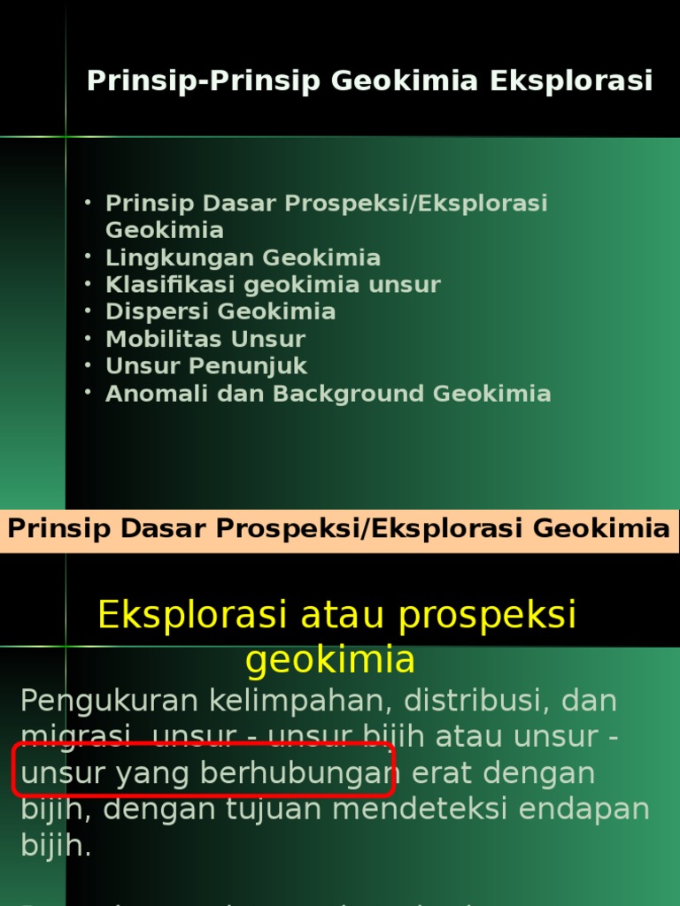 Lingkungan Geokimia | PDF | Ilmu Sosial | Sains & Matematika