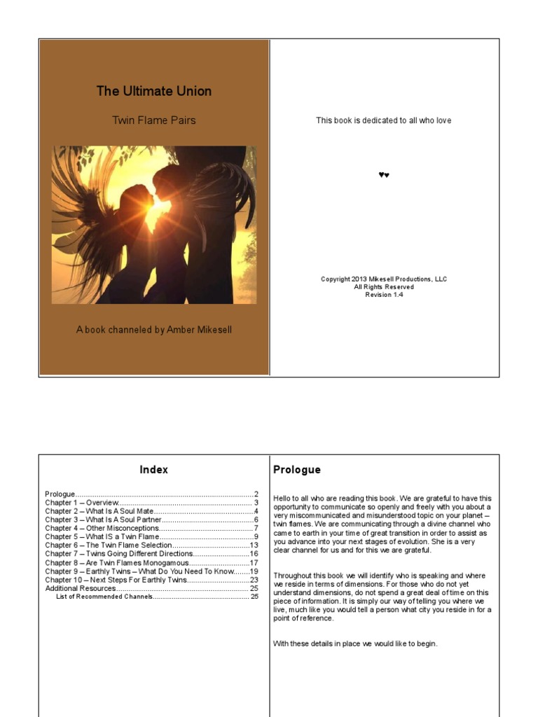 The Ultimate Union Book Form v1 4 | PDF | Soulmate | Soul