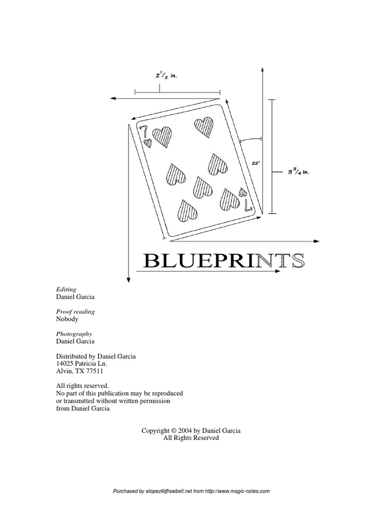 Daniel Garcia - Blueprints | PDF