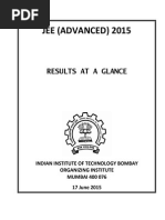 JEE Advanced 2016 Results Overview | PDF | Statistics Of Education ...