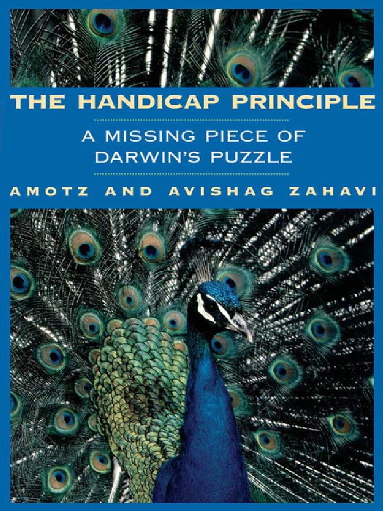 Zahavi The Handicap Principle | PDF | Predation | Mimicry