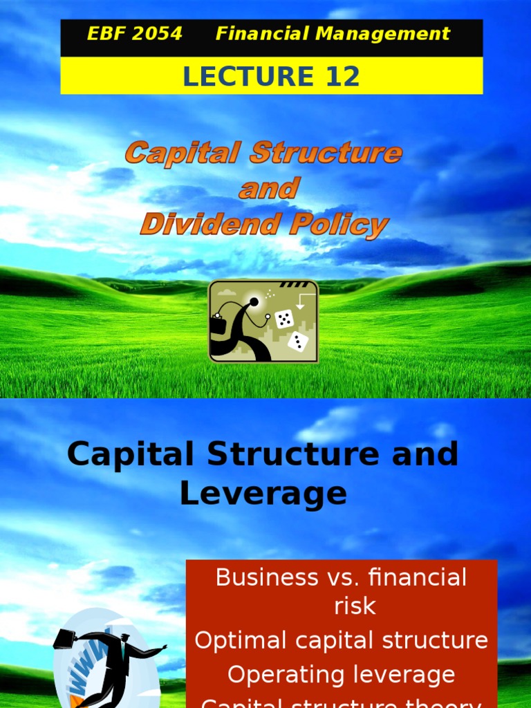 EBF 2054 Capital Structure | PDF | Capital Structure | Dividend