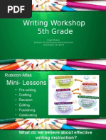 Writers' Workshop Expectations Guide | PDF | Career & Growth