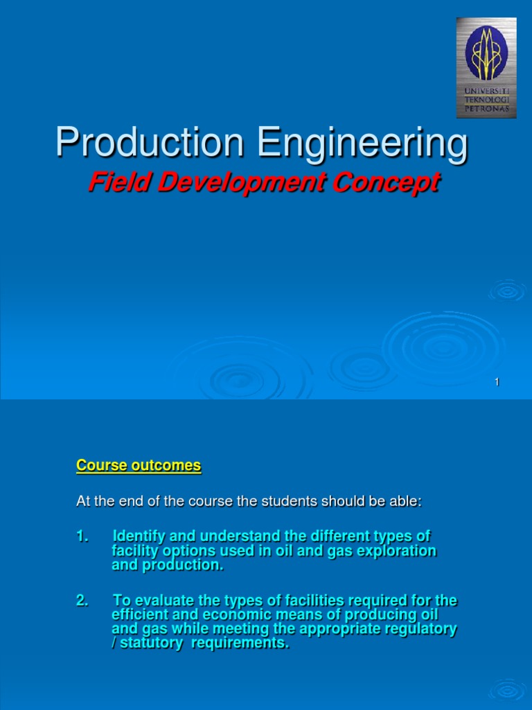 Field Development Concept | PDF | Offshore Drilling | Natural Gas