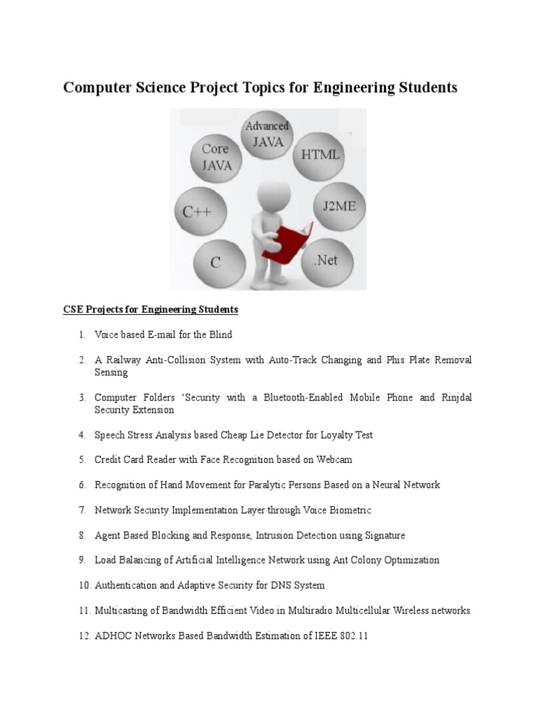 Project Ideas | PDF | Artificial Neural Network | Computer Network