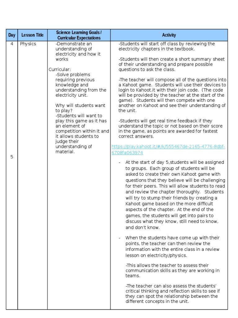 Engaging Kahoot Game for Electricity Review | PDF | Career & Growth