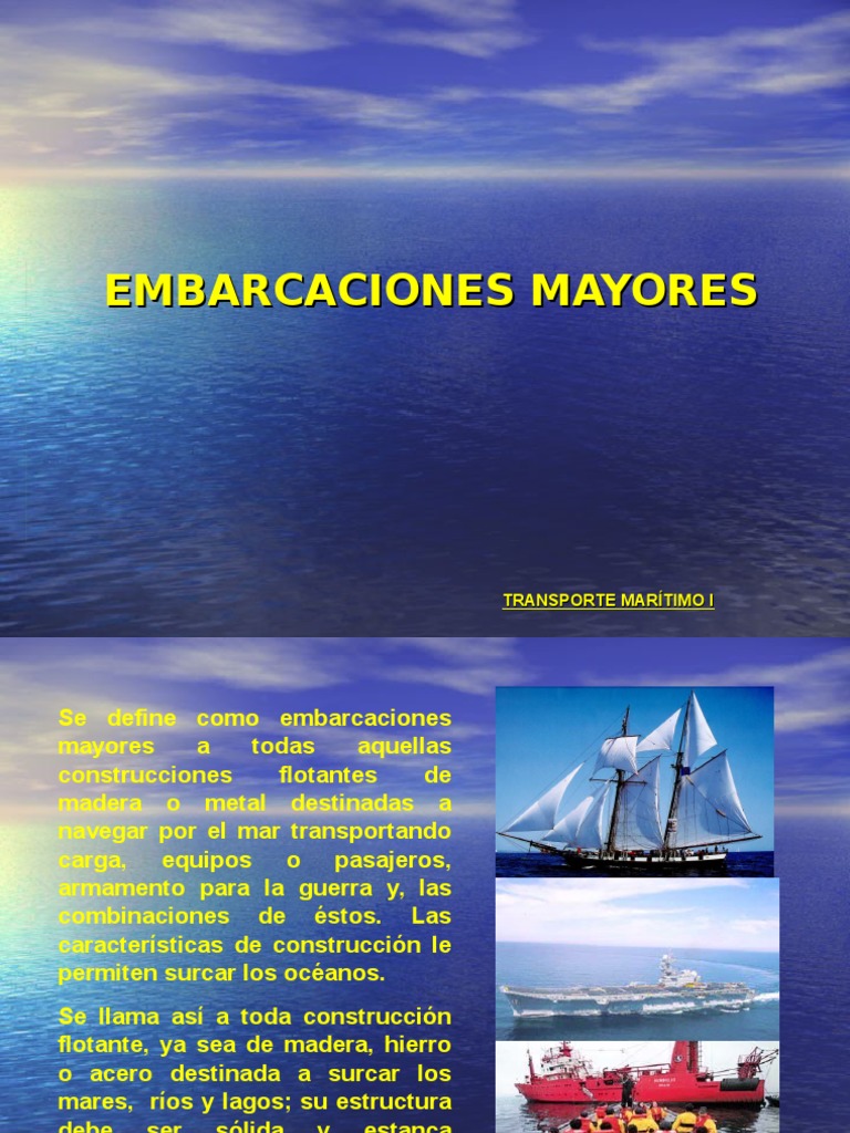 3 Embarcaciones Mayores | PDF | Barcos | Buques