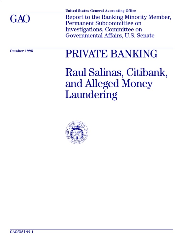 Private Banking | PDF | Money Laundering | Citibank