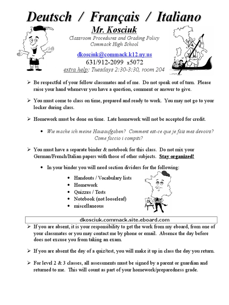 Classroom Procedures & Grading Policy | PDF | Career & Growth