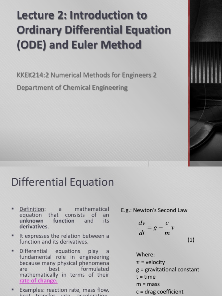Numerical Method Heun's Method | PDF | Differential Equations ...
