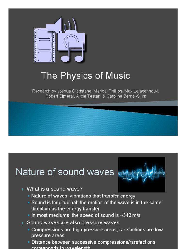 Physics of Music | PDF | Harmonic | Resonance