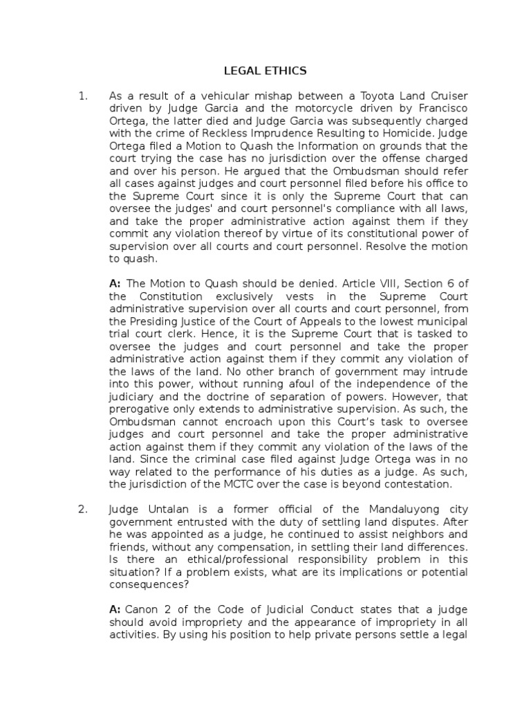 Legal Ethics and Judicial Conduct | PDF | Contempt Of Court | Lawyer