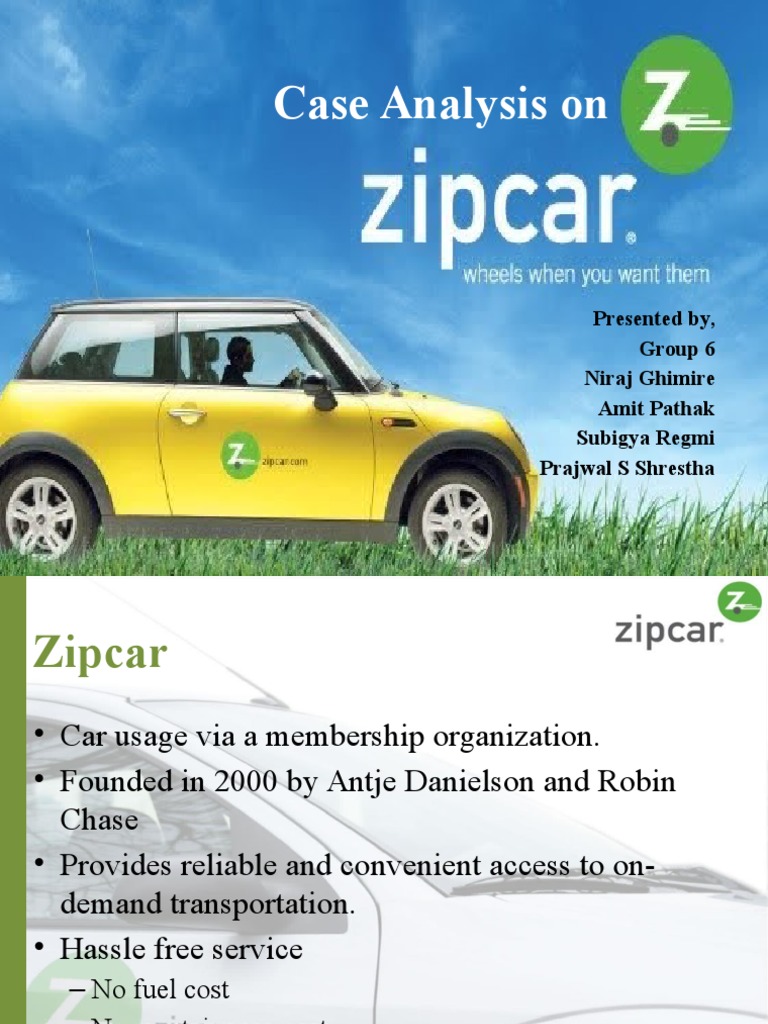 Zipcar Case Analysis | PDF | Business Model | Entrepreneurship